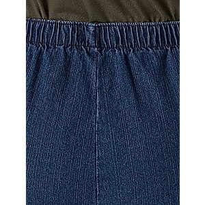 Chic Classic Collection Women's Stretch Elastic Waist Pull-On Legging Pant Mid Shade Denim 18 Petite