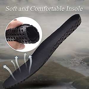 GEXECEUSS Men's Hiking Boots Ankle Boots Lightweight Breathable Outdoor Backpacking Trekking Walking Shoes Tactical Combat Boots