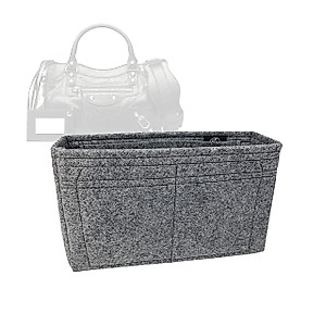 Zoomoni Premium Bag Organizer for Balenciaga Motorcycle Classic City (Mini/Bag Length: 25cm) (Handmade/20 Color Options) [Purse Organiser, Liner, Insert, Shaper]