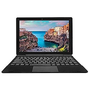 Simbans [3 Bonus Items] TangoTab 10 Inch Tablet and Keyboard 2-in-1 Laptop, 4 GB RAM, 64 GB Disk, Android 10, Mini-HDMI, Micro-USB, USB-A, Inbuilt GPS, Dual WiFi, Bluetooth Computer PC - TLX