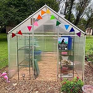 24pcs Assembled Rainbow Garland 2 Pack - Felt Flag Pennant Banner 20 ft - Multicolor Bunting Nursery/Wall Decor