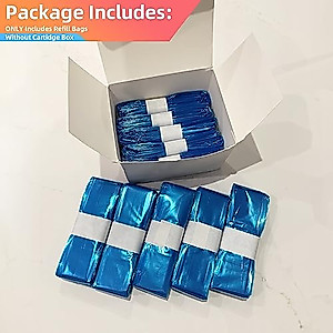 10 Pack Cat Litter Refills Scented Bag Compatible with Your Standard and Plus Genie Litter Disposal Refill Cartridge, Universal Litter Refills Bag (Not Include Cartridge)