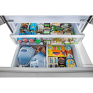 Winia 26cu.ft. French Door Refrigerator with Ice & Water Dispenser, Stainless Steel