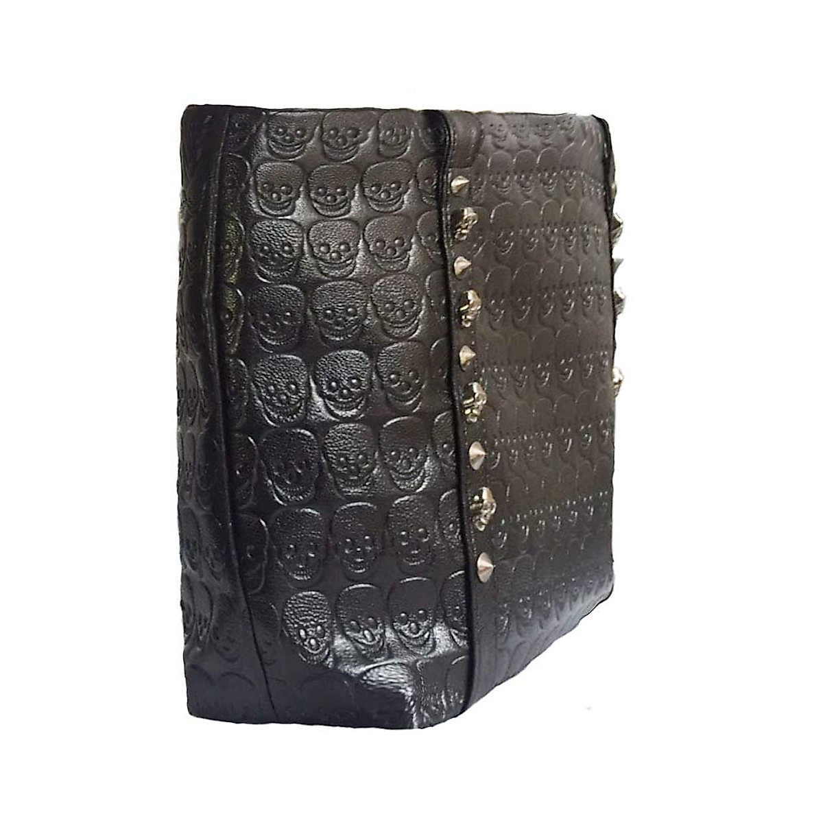 QHBPMGAD Skull Tote Bag,Large Capacity Handbags with Devil Skull Printing Shoulder Bag for Women (01Black)