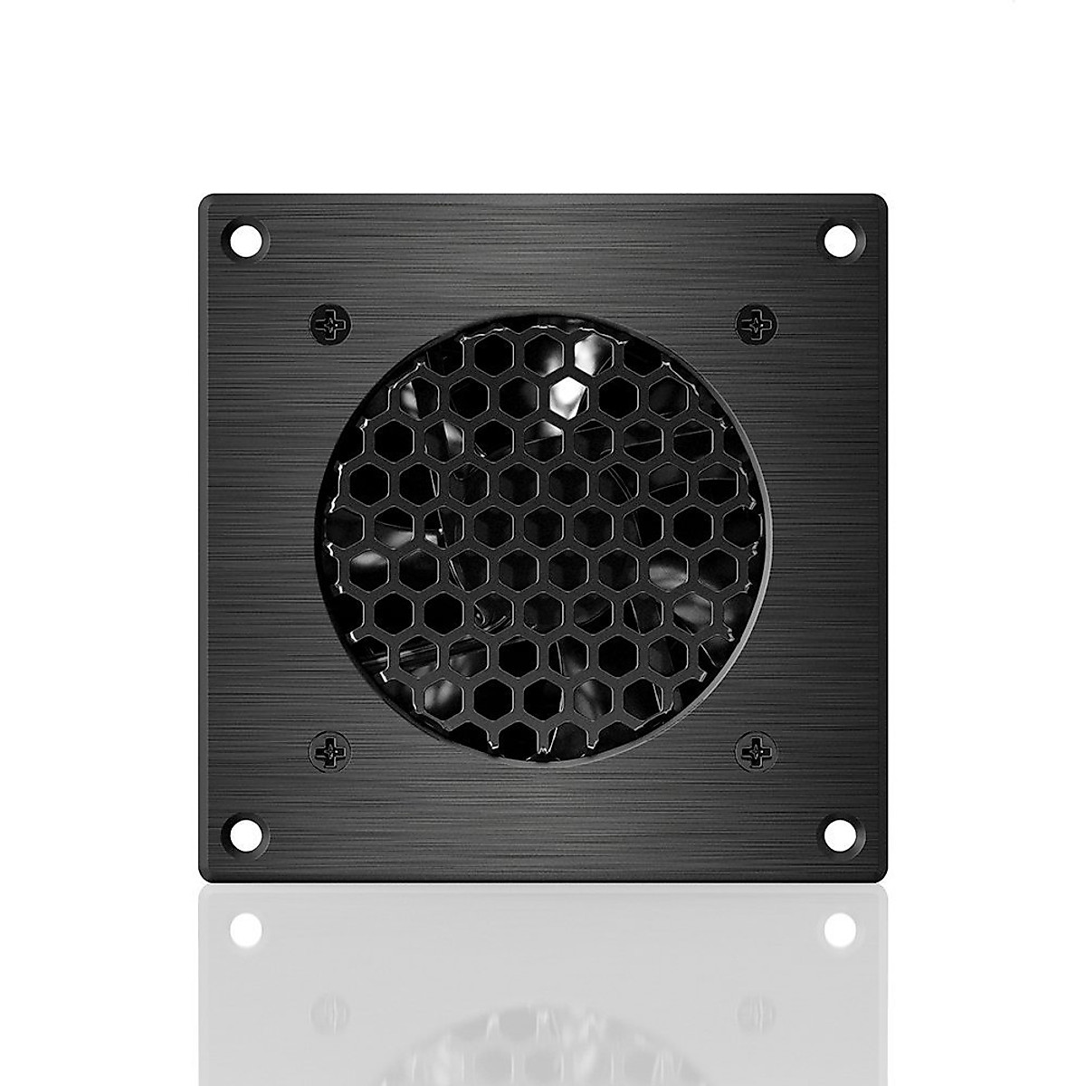 AC Infinity AIRPLATE S1, Quiet Cooling Fan System 4" with Speed Control, for Home Theater AV Cabinets