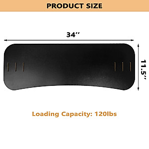 PROLEE Treadmill Desk 34“ Universal Laptop Desk Steady Treadmill Attachment for Laptop/Ipad/Tablet, Fits Most of Treadmills