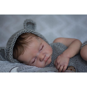 RXDOLL Lifelike Reborn Baby Dolls Silicone Vinyl Full Body 19 Inch Realistic Baby Dolls Boy Anatomically Correct Baby Dolls That Look Real Newborn Baby Boy Doll Xmas Gifts