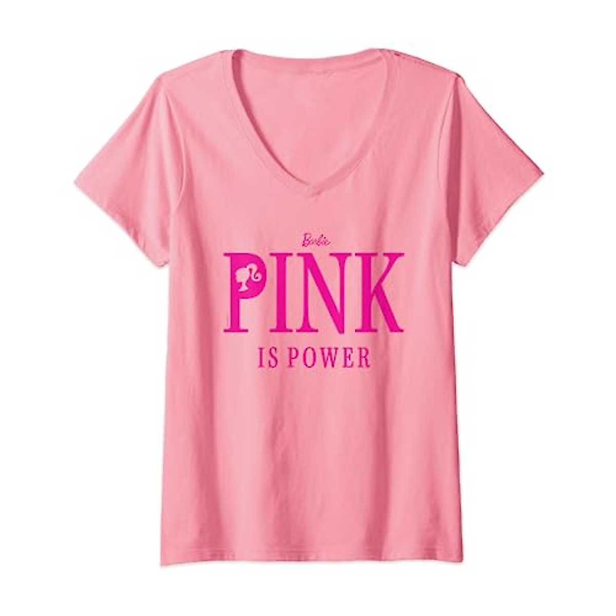 Barbie - Pink Is Power V-Neck T-Shirt