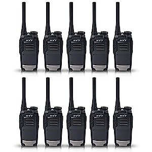 10pcs HYT TC-320 UHF 450-470MHZ Portable Two Way Radio Walkie Talkie Transceiver