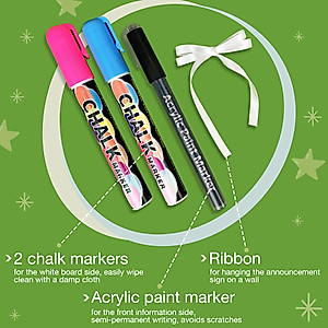 Birth Announcement Board for New Baby - 6-Inch Round Baby Announcement Sign, Baby Shower Gifts, Newborn Gifts - Hello World Newborn Sign, Baby Photo Props, Reversible Baby Milestone Card