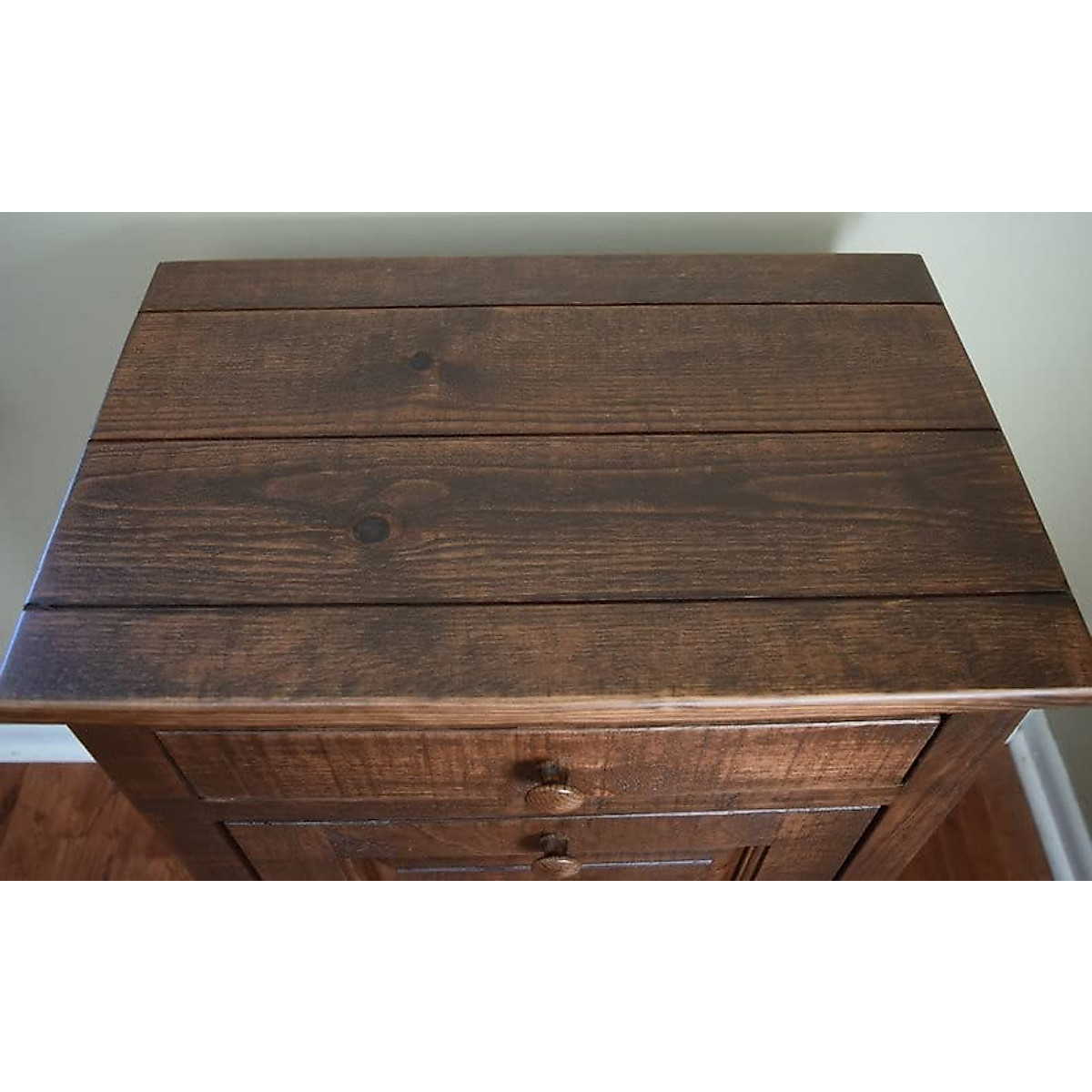 ZUMAHA Trash can | Rustic Special Walnut | Kitchen Trash can Cabinet