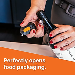 Slice Mini Box Cutter | Manual Retracting | Safe Ceramic Box Cutter Lasting 11x Longer than Metal | Keychain Box Opener | 1 Pack