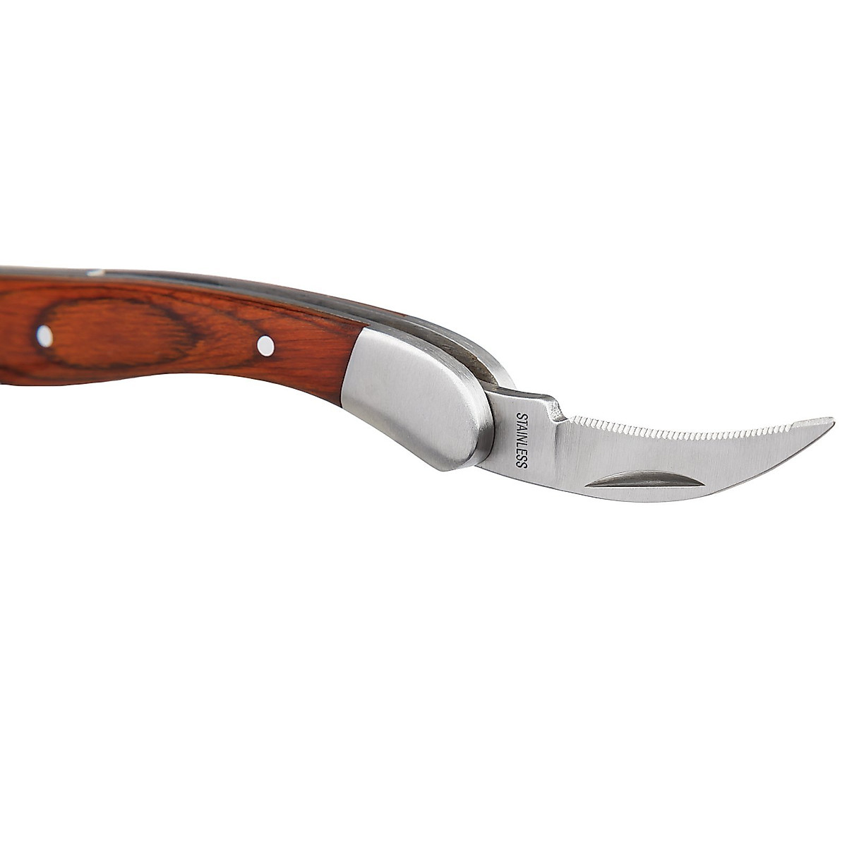 Premium Waiters Corkscrew - 3 in 1 Stainless Steel Wine Opener with Rosewood Pull Tap Handle Bottle Opener and Serrated Foil Cutter