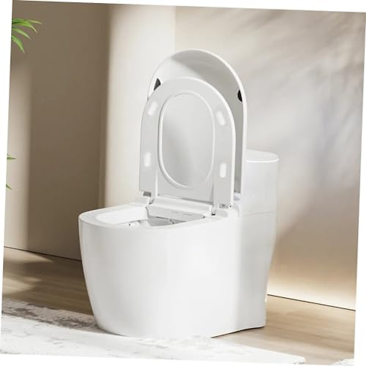 Veemoon 8pcs Toilet Seat Cover Bidet Toilet Seat Buffers Bumpers for Toilet Seat Toilet Seat Bumper for Bathroom Toilet Seat Bumper Replacement Kit Toilet Bumpers for Seat White Ldpe