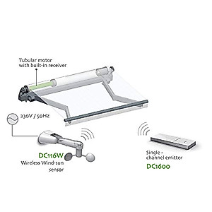 ALEKO AWSS Wind-Sun Sensor for Retractable Patio Awning 110V AC