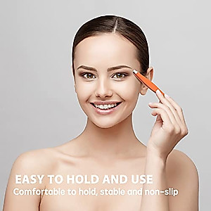 Velodios Tweezers for Women and men, Professional Precision Tweezers for Eyebrows, Pointed and Slant Tweezers for Facial Hair, Splinter and Ingrown Hair Removal, Stainless Steel Tweezers Set - 4Pack