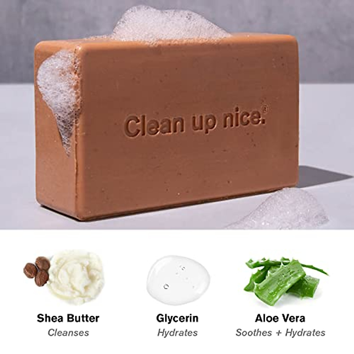 Every Man Jack Sea Salt 2-in-1 Mens Bar Soap - Wash and Shampoo for All Skin and Hair Types - Ultra Hydrating Made with Natural Ingredients like Shea Butter, Aloe Vera, Glycerin - 6oz