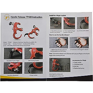 SHARROW Bow Release Aid 3/4 Fingers Automatic Archery Release Aluminium Alloy Thumb Trigger for Compound Bow Accessory (Green)