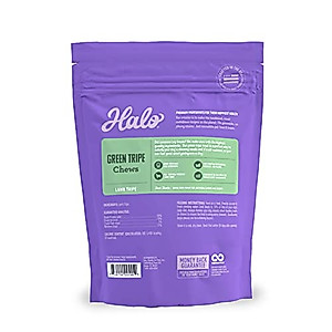 Halo Purely For Pets Halo Green Tripe Chew, Lamb Tripe Formula, All Life Stages, 6.0-OZ Pouch