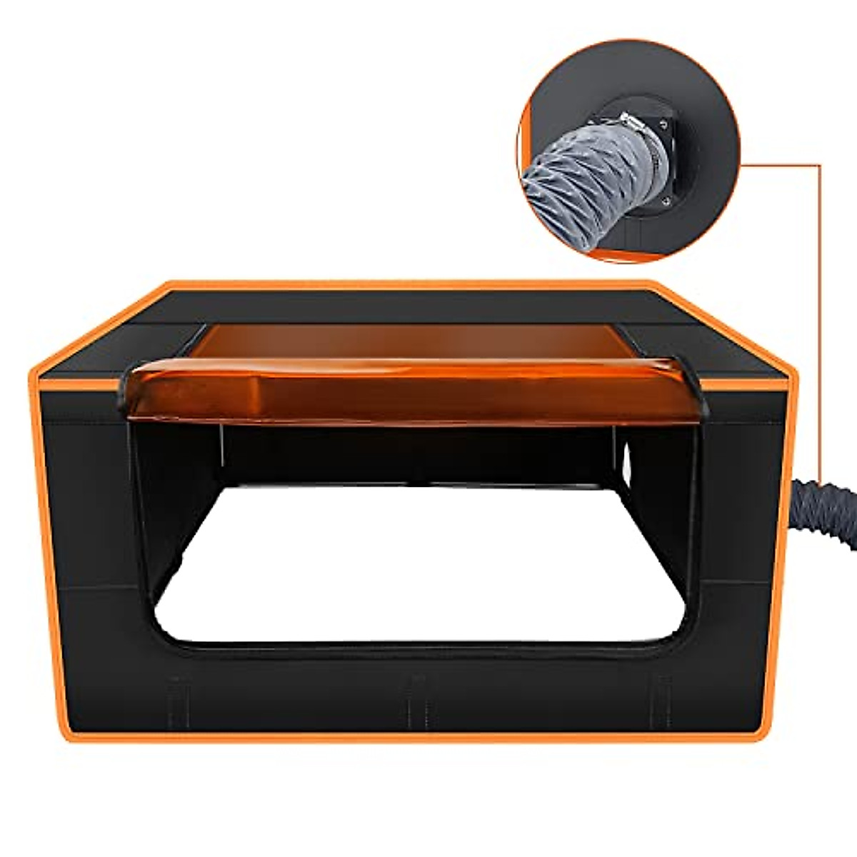 Twotrees Laser Engraver Enclosure for TS2 800x800x400mm Fireproof and Dustproof Large Protective Cover with Ventilation System for Most Indoor Laser Engraver Upgrade Accessories