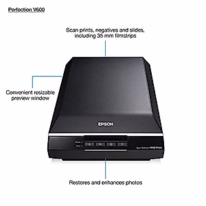 Epson Perfection V600 Color Photo, Image, Film, Negative & Document Scanner