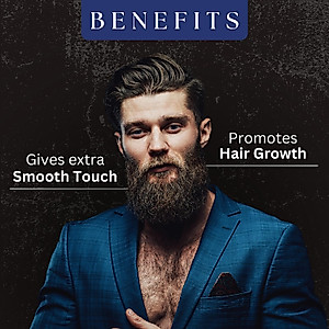 Amazing Earth Beard and Mustache Cream for Men -Certified Organic, Styling, Hair Growth, Soft Beard, Chemical-Free and Vegan -50 g