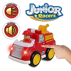 NKOK Junior Racers Lights & Sounds Fire Truck, Multi