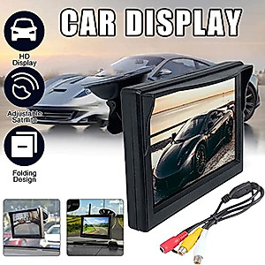 4.3 Inch Car Monitor Tft LCD Digital 16:9 800 * 480 Screen 2 Way Video Input Colorful for Reverse Rear View Camera DVD Vcd P8l2