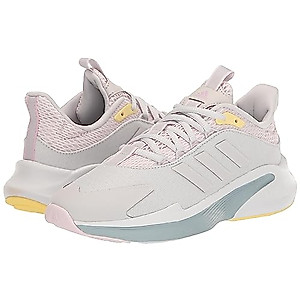 adidas Women's Alphaedge + Sneaker, Dash Grey/Dash Grey/Almost Yellow, 7.5