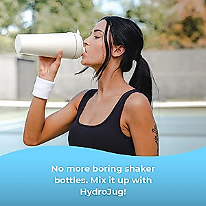 HydroJug Shaker Cup 24oz - Perfect For Protein Shakes, Pre-Workout Drinks, Iced Coffee - Easy Blending, Double Insulated, Cup Holder Compatible, BPA Free - Keeps Temp For Hours