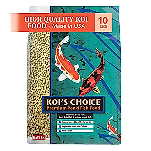 Kaytee Koi's Choice Koi Floating Fish Food, 10 Pound