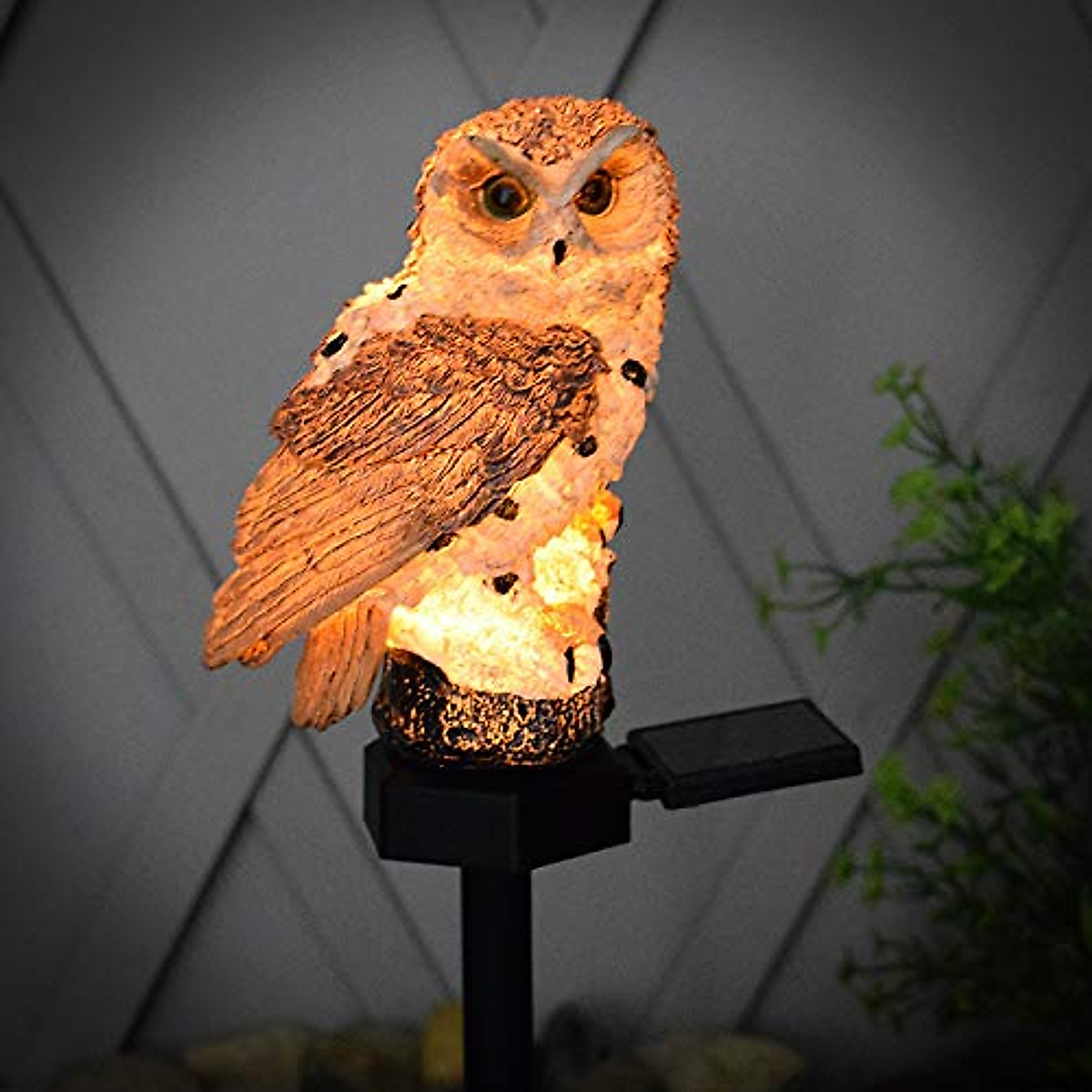 GUAGLL Owl Solar LED Lights,Garden Solar Lights Ground Light Outdoor Decorative with Garden Lawn Decorations Lamp