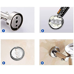 Toilet Brush Toilet, Toilet Brush Holder Toilet Brush and Holder Wall-Mounted Toilet Brush and Holder Stainless Steel Toilet Brush Set Bathroom Toilet Long ma Bathroom Accessories