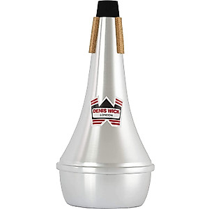 Denis Wick Trombone Straight Mute DW5505 | Metal Mute For Trombone | Mute For Low Tone Register | Straight Mute For Performance | 3.9” x 11.42” x 1.6”