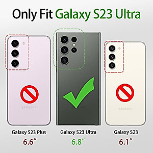 Easyscen Case for Samsung Galaxy S22 Ultra (6.8-inch) Girls Women Cute Luxury Glitter Shiny Sparkly Shell with Ring Stand Heart Slim Soft Shockproof Protective Phone Cover for Galaxy S22 Ultra - Pink