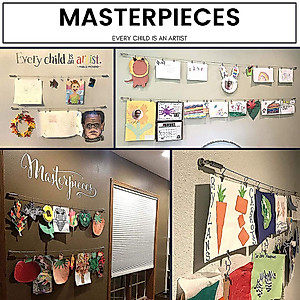 Wakauto 1 Set Stainless Steel Wire Rope Curtain Hanging Wire Curtain Drape Cable Kid Craft Hanging Wire Portable Garment Rack Clothesline Wire Cable Curtain Rod Travel Iron Wire Indoor