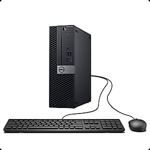 Dell OptiPlex 5060 SFF High Performance Desktop Computer, Intel Six Core i5-8500 up to 4.1GHz, 16G DDR4, 256G SSD, WiFi, BT, 4K Support, DP, Windows 10 Pro 64 Bit English/Spanish/French (Renewed)
