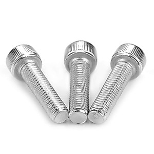 140Pcs #10-32 Stainless Steel Hex Socket Cap Hd Bos Hex Screw Assoment Kit, with Plastic Storage Box