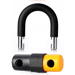 DULASP Anti-Theft Lock Bike U Lock Electric Scooter Lock Bicycle Locks Heavy Duty, High-Security Cycling Locks for Mountain Biking Road Riding Bicycle U-Shaped Lock