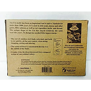 Arctic Circle Ulu w/Rustic Bear 18350