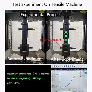 8" Trailer Hitch Extension 8" Trailer Hitch Extender 8 Inches Trailer Hitch Extension for 2-inch Receivers GT 5000 lbs,TW 350lbs.