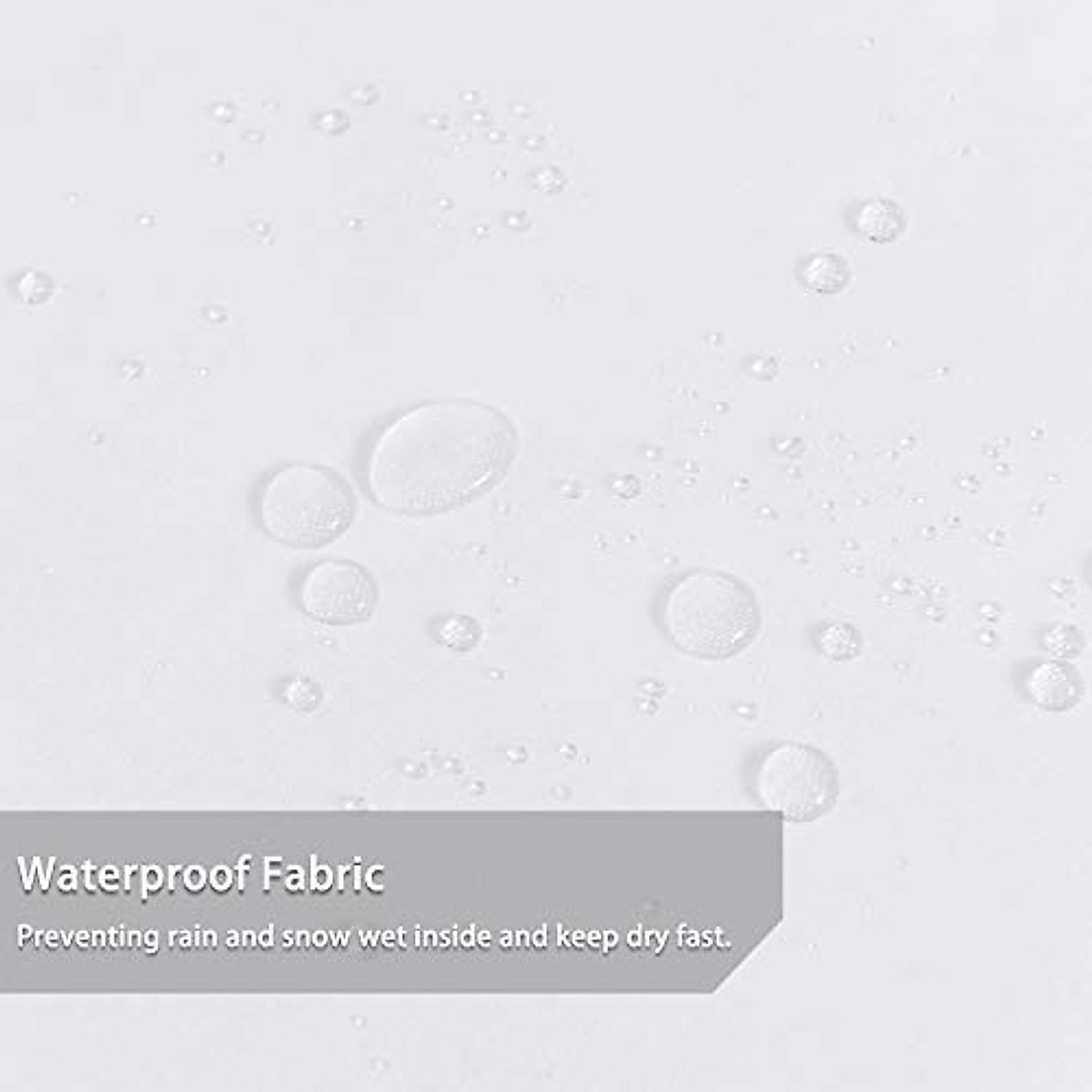 Hiasan Outdoor Sheer Curtain for Patio Waterproof Wind Blowing Curtains Panels with Grommet Top and Tiebacks in Porch Pergola Cabana Gazebo Deck Set of 2 Panels (W52 x L84,White)