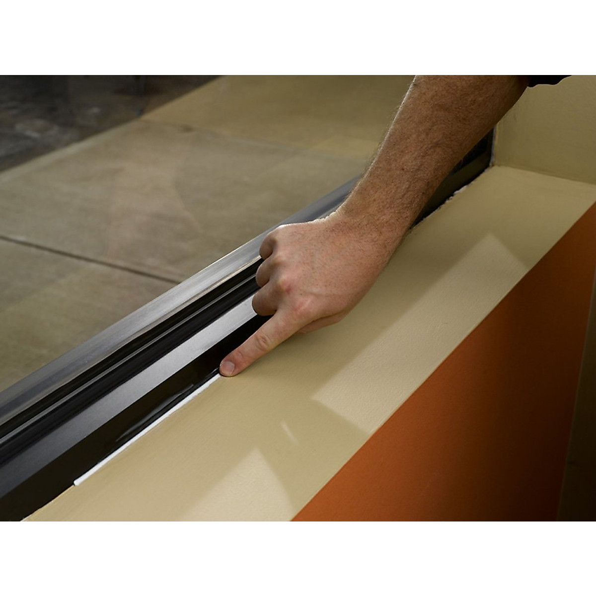 Sashco Inc 10004 6 Pack 10.5 oz. Big Stretch Acrylic Latex High Performance Caulking Sealant, Black