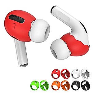 [5 Pairs] for AirPods Pro Ear Tips Covers, WQNIDE Silicone Anti-Slip/Dust/Shock Ear Covers Accessories Compatible with Apple AirPods Pro 1st Generation (5 Colors)