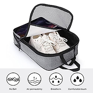 Frcavbin Galaxy Nebula Outer Space Travel Shoe Bag Shoes Carrier with Handle and Zipper Foldable Shoe Puches Organizer for Home storage School starts
