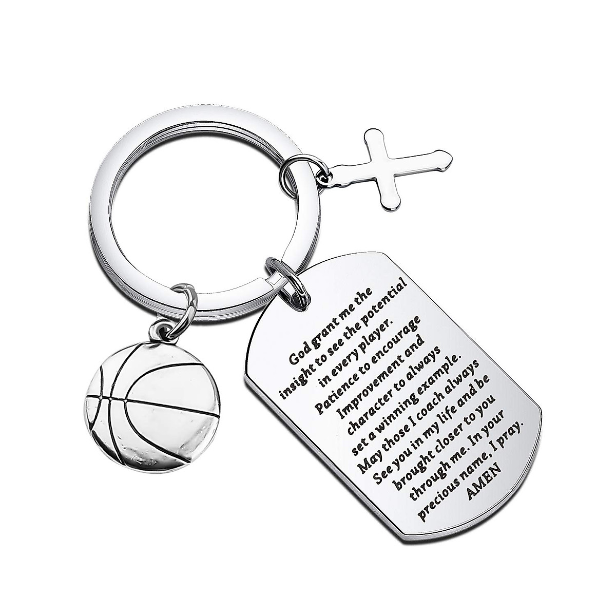 Basketball Coach Thank You Gift for Basketball Coaches Team Gift for Basketball Coach End of Season Coach's Prayer Gift (Basketball Coach K)