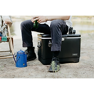 Igloo Black 54 QT Legacy Steel Belted Cooler with Bottle Opener