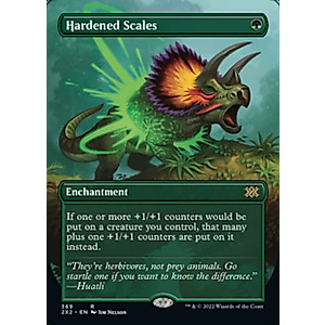 Magic: the Gathering - Hardened Scales (369) - Borderless - Double Masters 2022