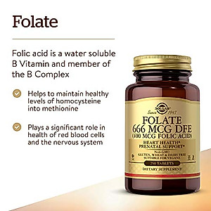 Solgar - Folic Acid, 400 mcg