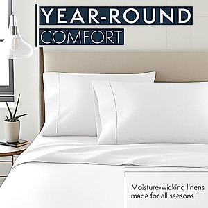 Cotton California King Size Sheets, 4 Piece Set, Deep Pocket up to 16", Sheet & Pillowcase, Hotel Bed Sheet, Breathable & Cooling, Wrinkle Free, Extra Soft, Easy Fit(Striped,Burgundy,California King)